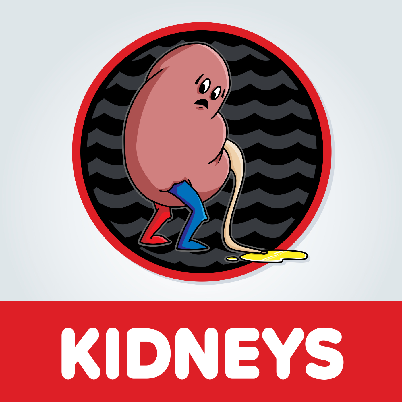 Urinary Tract Infection In Children Cartoon